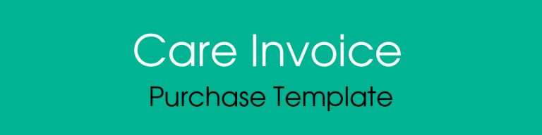care invoice template - Wise Caregiving