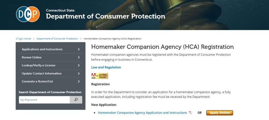 Start a Non Medical Homemaker Companion Agency in Connecticut - Wise ...