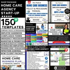 Home Care Business SHOP Bundle-Non Medical-Wise Caregiving (8) - Wise ...