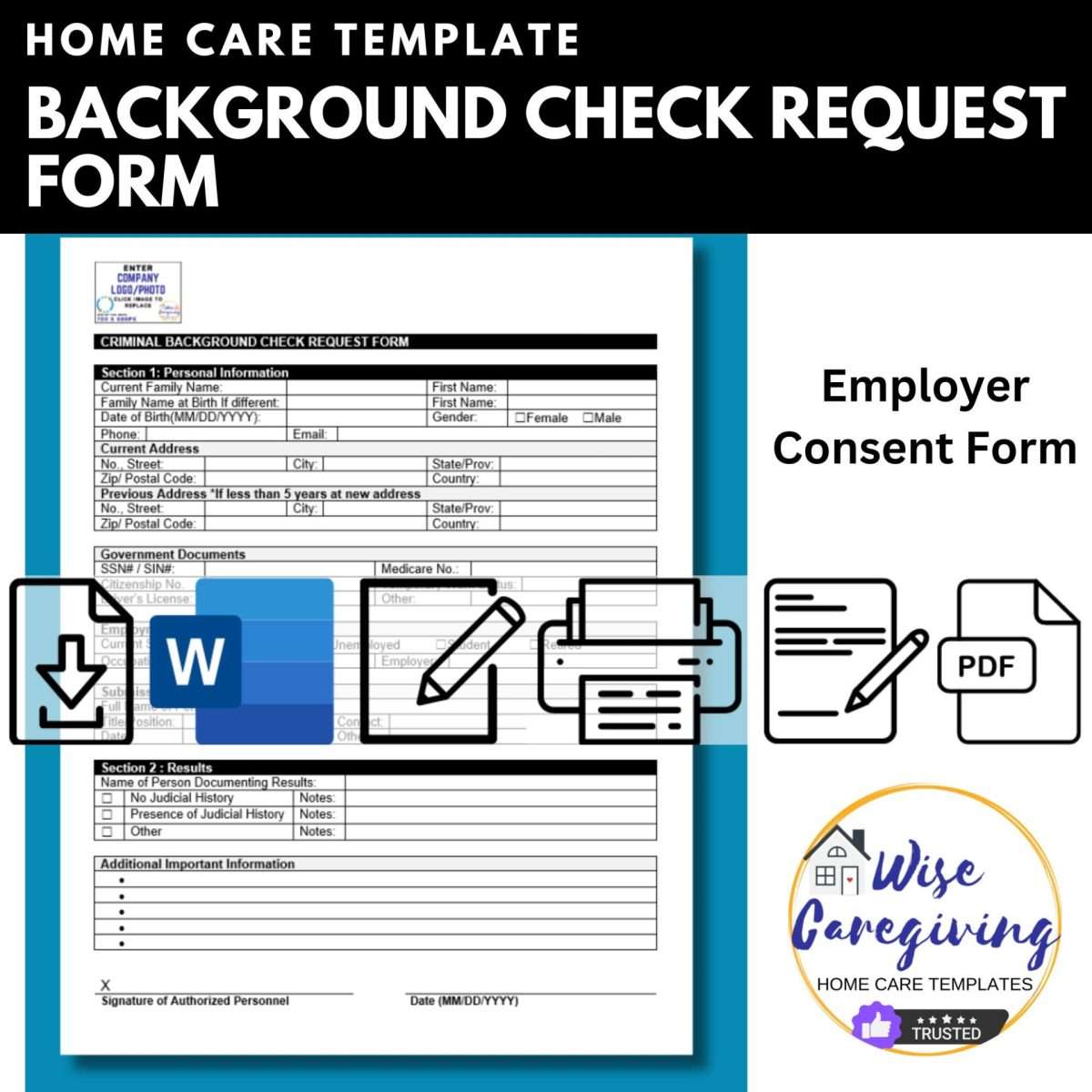 Home Care Employee Background Check - Wise Caregiving